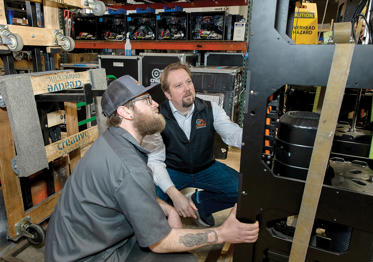 Creative Conners’ products keep stages moving for small theaters ...