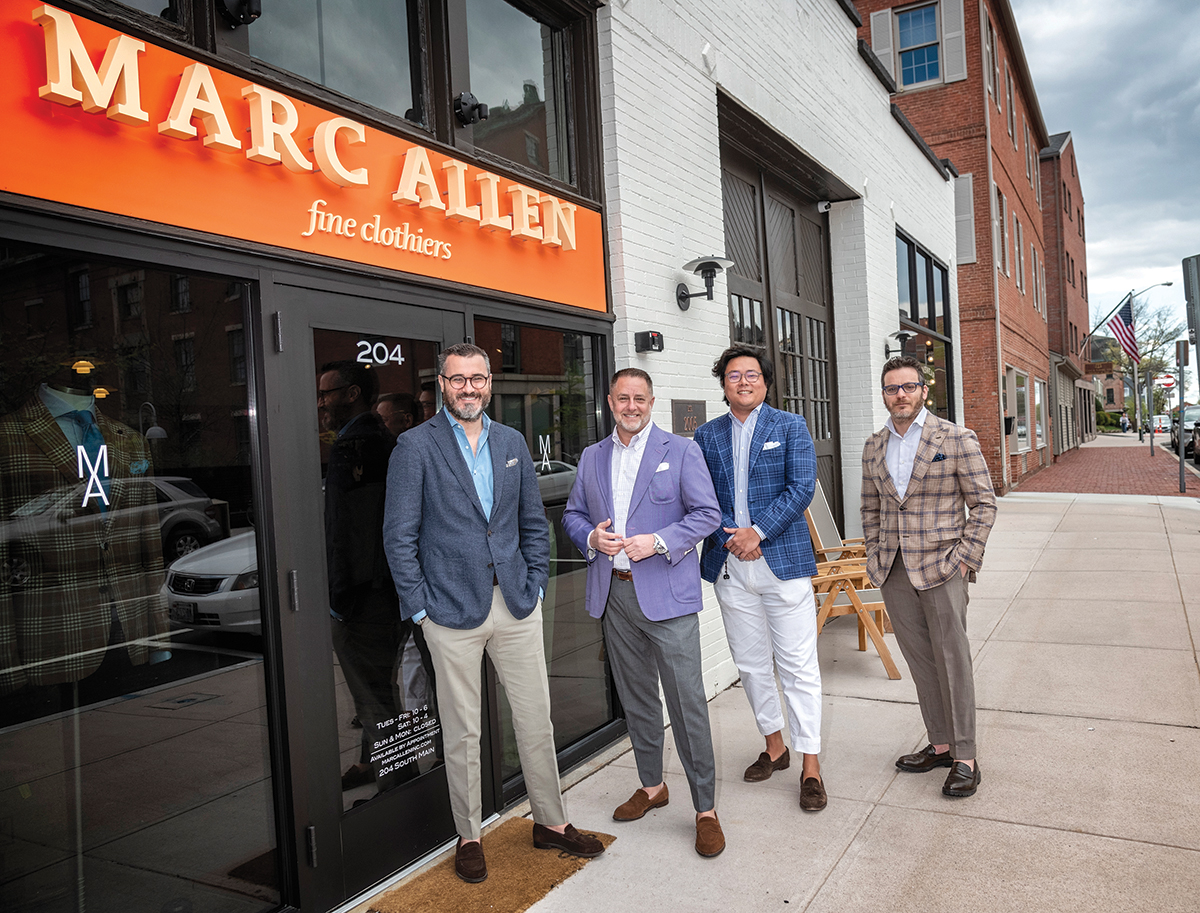 Find rare specialty threads at Marc Allen Fine Clothiers