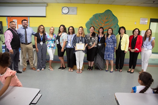 Kizirian Elementary School receives special pre-K accomplishment